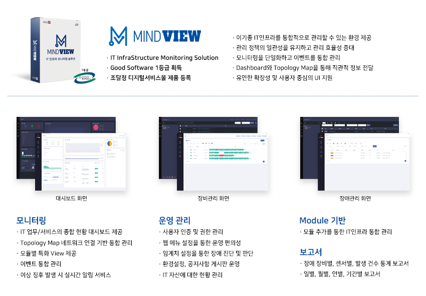 마인드뷰 - IT 인프라 통합 관리 플랫폼 MINDVIEW